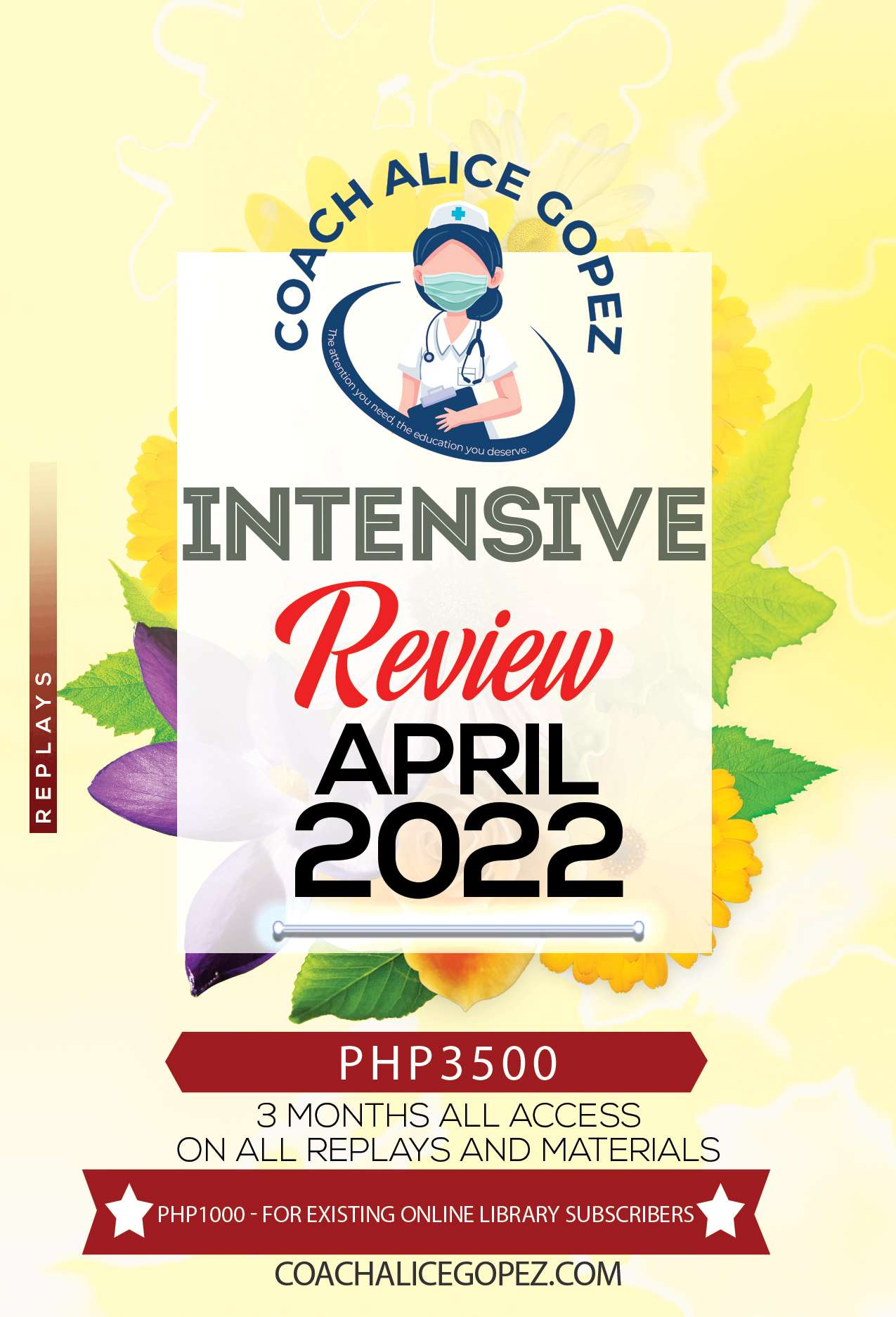 Updates and Events - Coach Alice Gopez