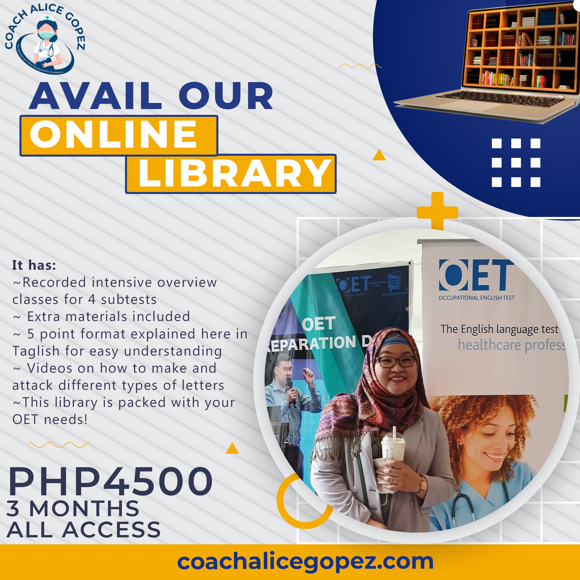 Online Library - Coach Alice Gopez